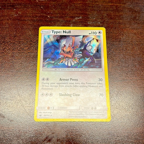 Toys | Pokmon Card Type Null | Poshmark